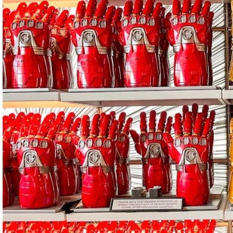 Iron Man Gauntlet Glove Purchased In Epcot Disney World Park Brand New Disney World Parks