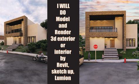 Make Model And Render D Exterior Or Interior By Revit Sketch Up Lumion By Rex Fiverr