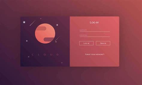 大数据科技登录界面模板html下载注册登录 Html5模板网