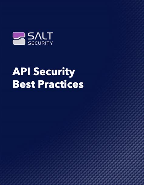 Salt Security API Security Checklist