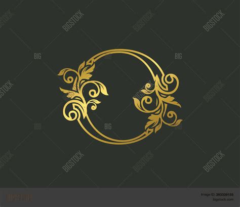 Gold O Luxury Logo Vector Photo Free Trial Bigstock