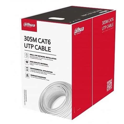 Dahua Pfm922i 6un C 305 Metre Uutp 23awg Cca Beyaz Renk Cat6 Kablo