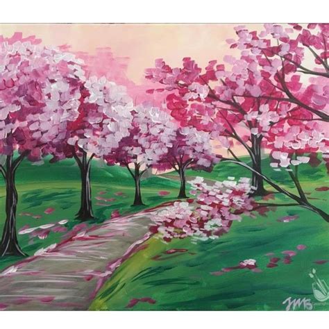 Рисунки легкого весеннего пейзажа