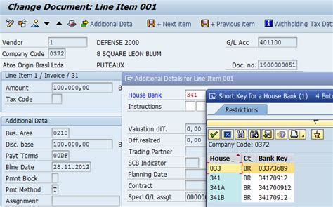 Solved F110 Override Fbzp House Bank With Vendor Master Sap Community