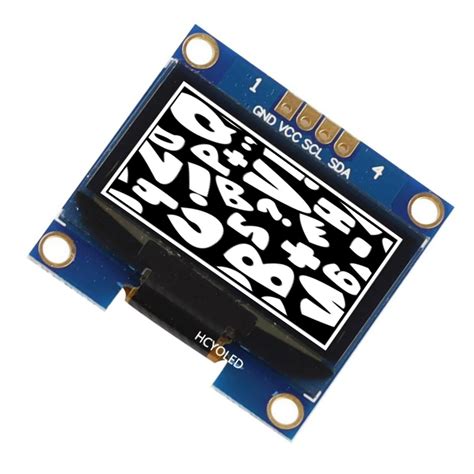Versatile I2c Interface Mini Oled Module With 096 Inch 128x64