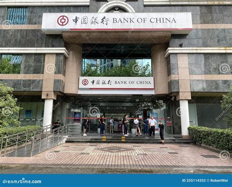 Bank Of China Boc Exterior Editorial Photography Image Of Entrance