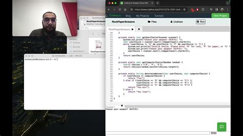 A Java Code That Allows The User And The Computer To Play A Simple Game Of Rock Paper Scissors
