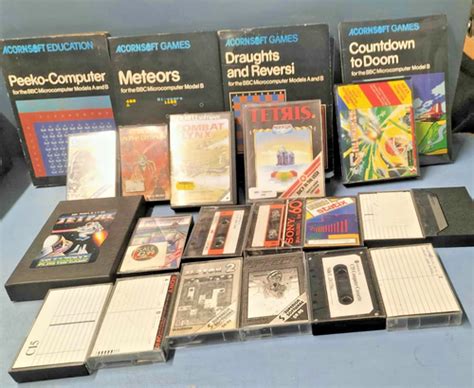 Vintage Computer Games Bundle For The Bbc Microcomputer 22 Cassettes