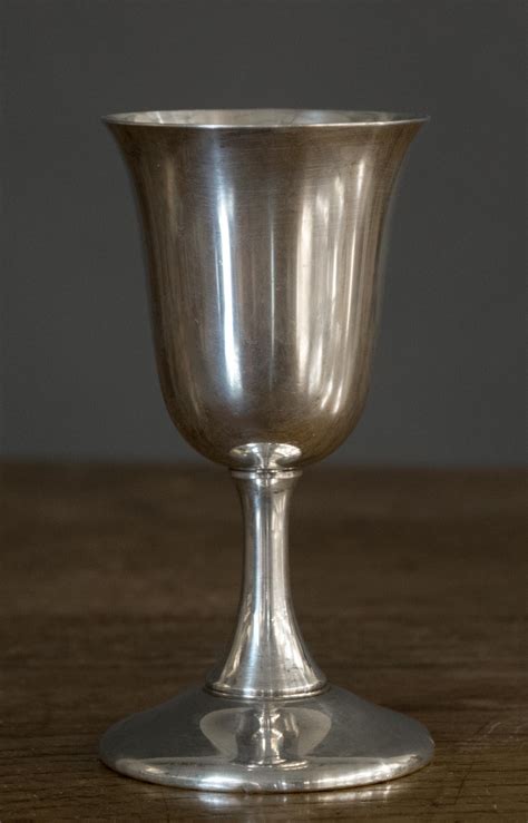 Lot Twelve Sterling Silver Wine Goblets