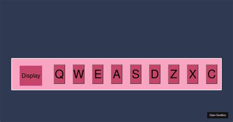 Drum Machine Codesandbox