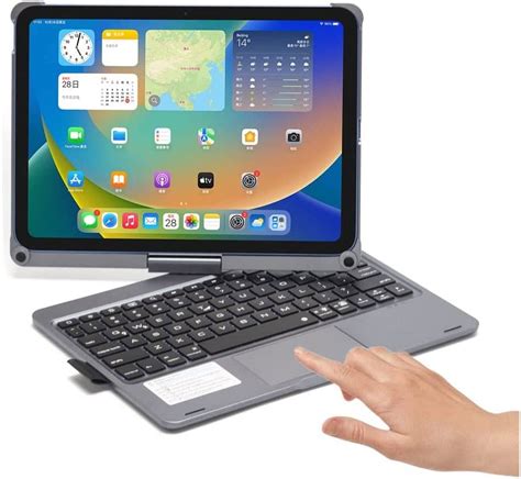 360° Rotatable Touch Keyboard For Ipad 10th Generation 2022 10 9 Inch