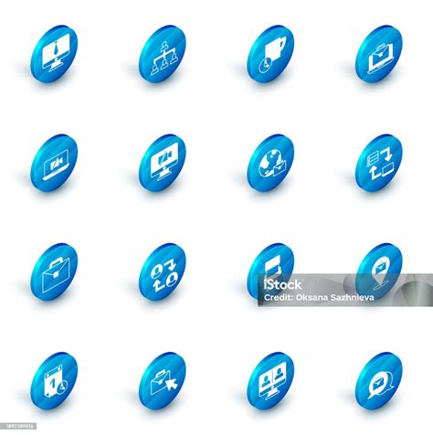 계층 구조 조직도 차트 시간 관리 온라인 작업 노트북에서 비디오 카메라 끄기 서류 가방 컴퓨터 및 아이콘을 설정합니다 벡터 3