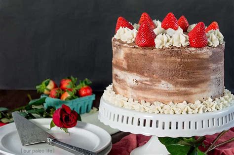 14 Layer Chocolate Strawberry Paleo Cake {grain Free Dairy Free}