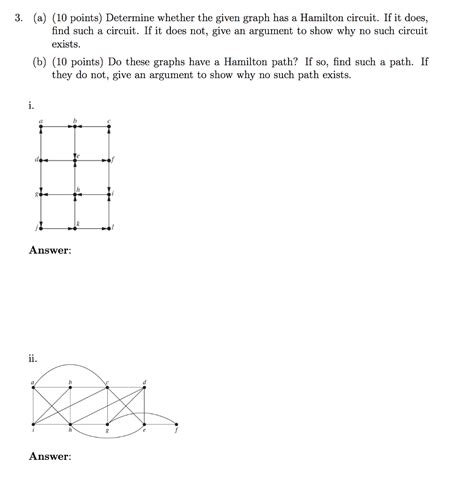 solved a determine whether the given graph has a hamilton