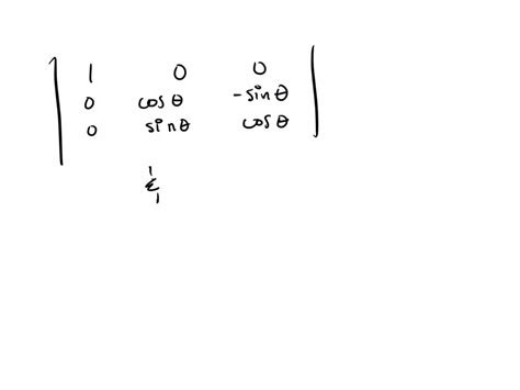 Write The Matrices Which Produce A Rotation θabout The X Axis Or That