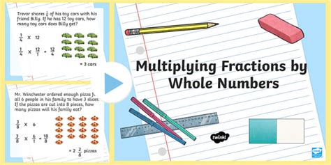 How To Multiply Fractions By Whole Numbers PowerPoint For For Rd Th Grade