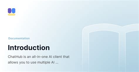 Introduction Chathub Learning Center