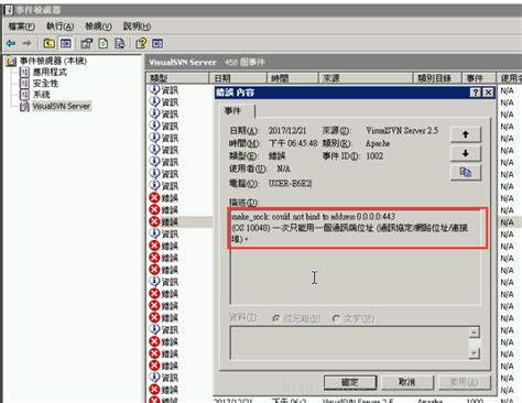 visualsvn server启动失败原因及解决方案 svnserver启动失败 csdn博客
