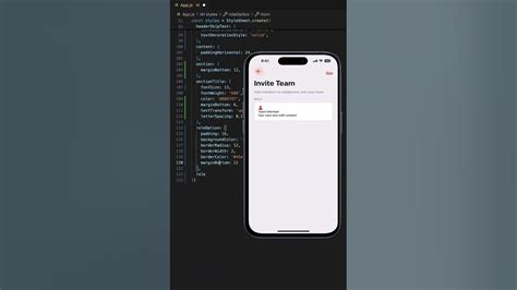 building user invitation screen in react native reactnativeapp youtube