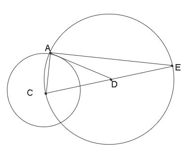 Solved A The Construction Of A Tangent To A Circle Given A Point Course Hero