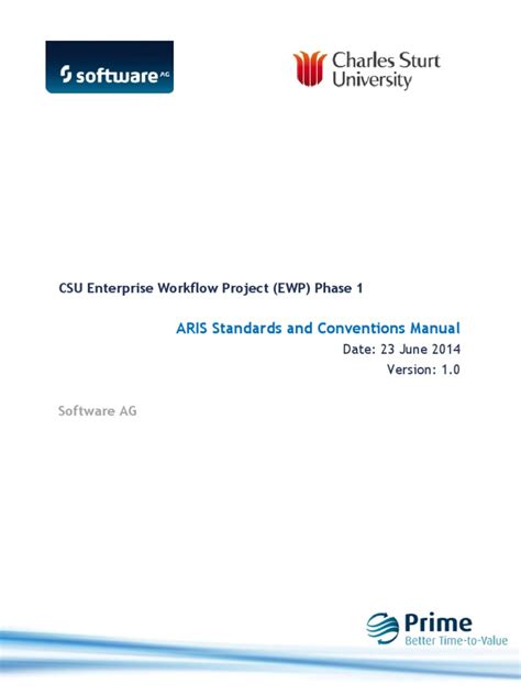 Csu Aris Modelling Standards And Conventions Manual V1 0 Pdf