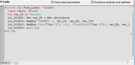 Vb Decompiler Screenshots Блог Сергея Чубченко