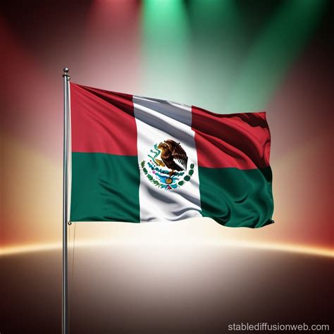 Techtalk Webinar Series Logo Mexican Flag Colors Stable Diffusion