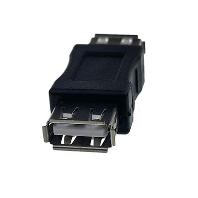 Usb A Female To A Female Coupler Black