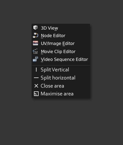 Custom Menu For Views Python Support Blender Artists Community