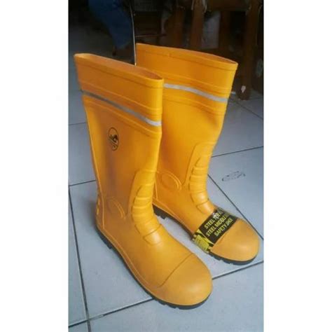 Pvc Yellow Construction Safety Shoes At ₹ 499pair In Tiruppur Id