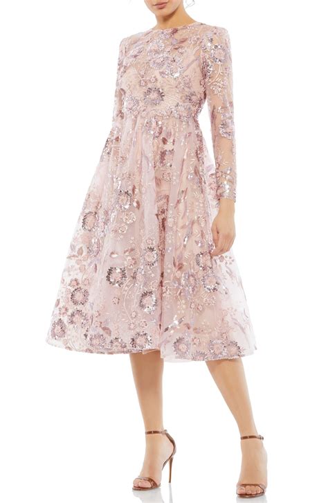 25 Stylish Long Sleeve Wedding Guest Dresses