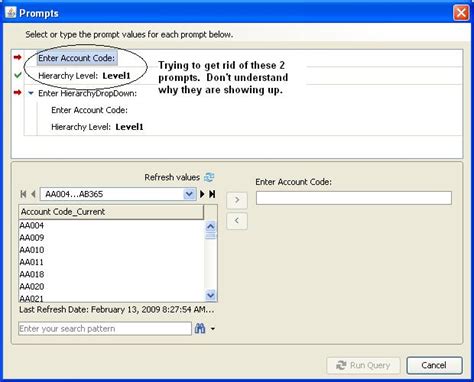 A Weird Prompt Issue Building Semantic Layer Businessobjects Board