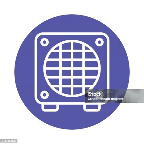 열 기계 개요 원 디자인 아이콘입니다 흰색 배경에 겨울 여행 기호 Eps 10 파일 건설 기계류에 대한 스톡 벡터 아트 및 기타 이미지 건설 기계류 건설 산업 공학