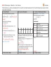 Precalculus Unit 1 Review Functions Zeros Asymptotes Course Hero