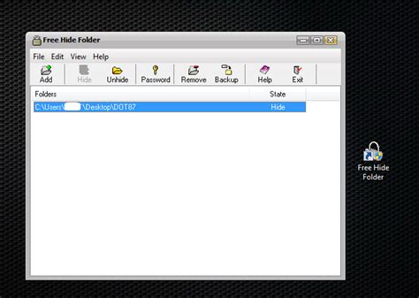 Windows Hide And Lock Your Files And Folders With Free Hide Folder