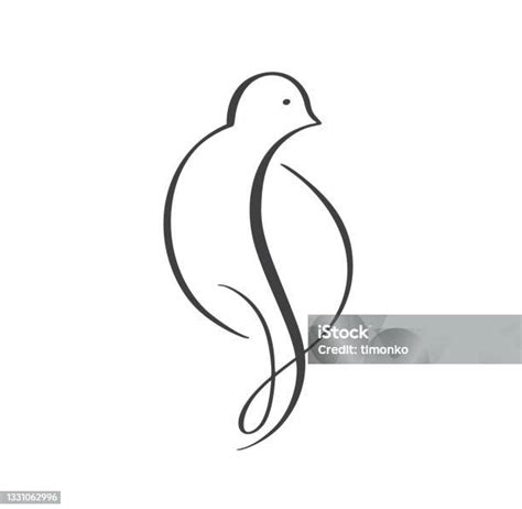 연속 한 줄 그리기 비둘기 새 플라잉 비둘기 로고 흑백 벡터 일러스트레이션 아이콘 카드 배너 포스터 전단지에 대한 개념 개념에 대한 스톡 벡터 아트 및 기타 이미지 Istock