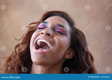 Black Girl With Mouth Open Pic
