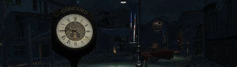 Street Clocks Illuminated At Fallout 4 Nexus Mods And Community