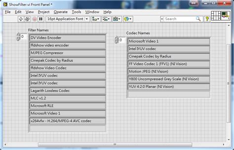 Directshow Net Labview Sdk Video Audio Ip Streams Ni Community