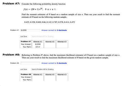 Solved Problem Consider The Following Probability Chegg