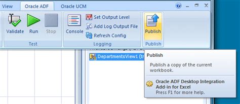 Oracle Jdeveloper 12c 1212 Tutorials Getting Started With Adf Desktop Integration