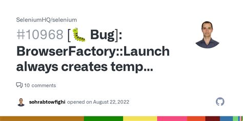 🐛 Bug Browserfactorylaunchedgeiniemode Always Creates Temp User