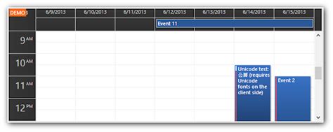 Event Calendar Css Theme Designer Supports Duration Bars Daypilot