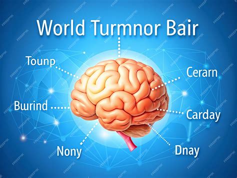 Día Mundial Del Tumor Cerebral Plantilla De Infografía Cerebral