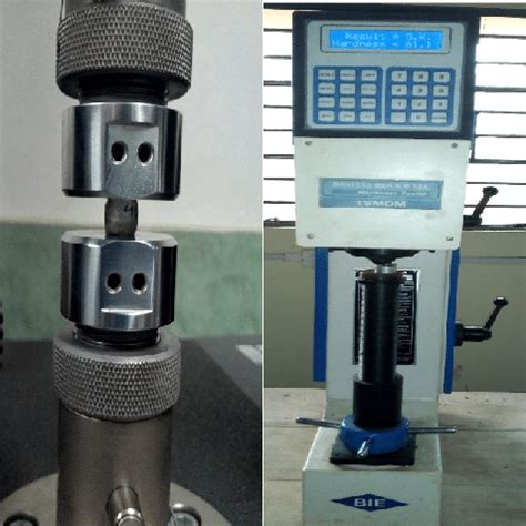 Compression And Hardness Test Of Composite Specimens By Using UTM And