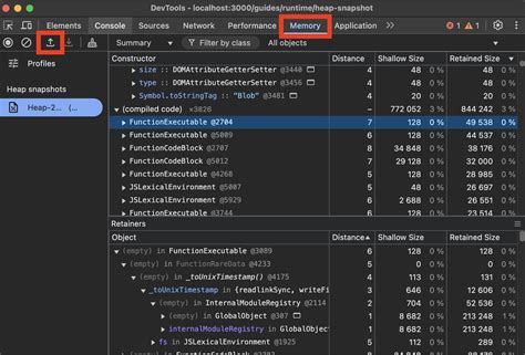 Inspect Memory Usage Using V8 Heap Snapshots Bun