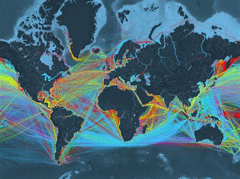 Mapping The Density Of Ship Routes Using Big Data Free Word Template