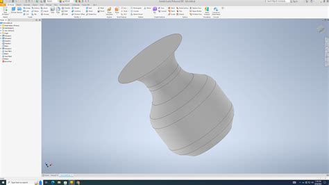 Simpe Vase For Flowers Made With Autodesk Inventor 12 Steps