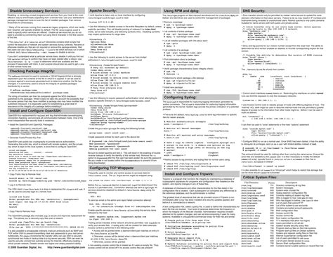 Linux Security Quick Reference Guide Pdf