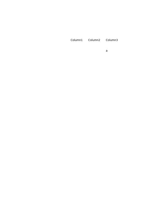 Column1 Column2 Column3 Pdf